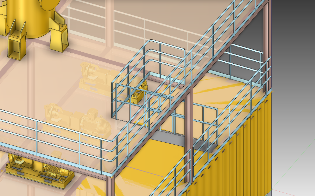 E3D - Create handrails for cut plate & Split handrails | OSEngineering ...